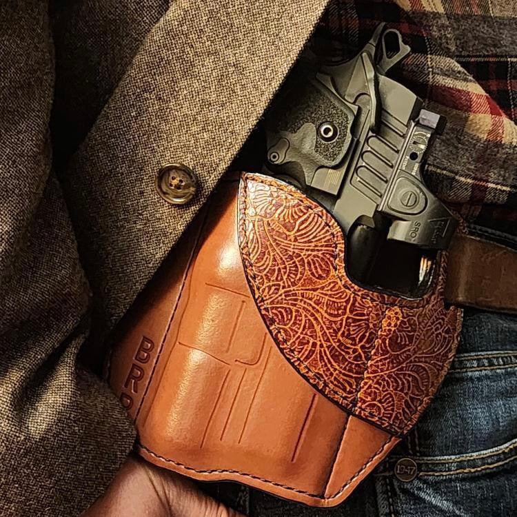 Dual Carry Leather Handgun Holsters - Carry Both IWB and OWB - 30 Day ...